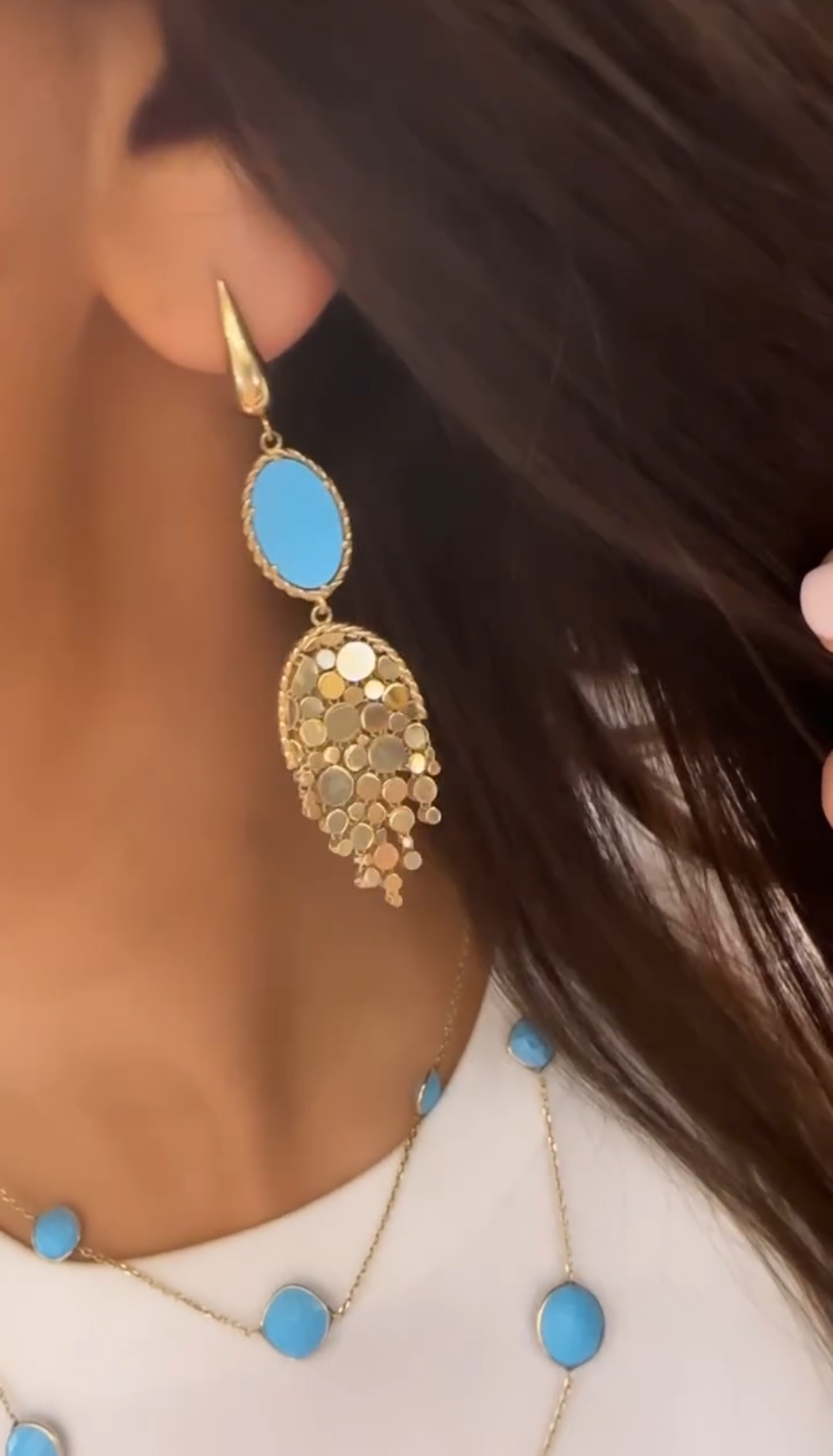 Colored Stone Earring 002-210-05799 14KY - Mollys Jewelers | Mollys ...