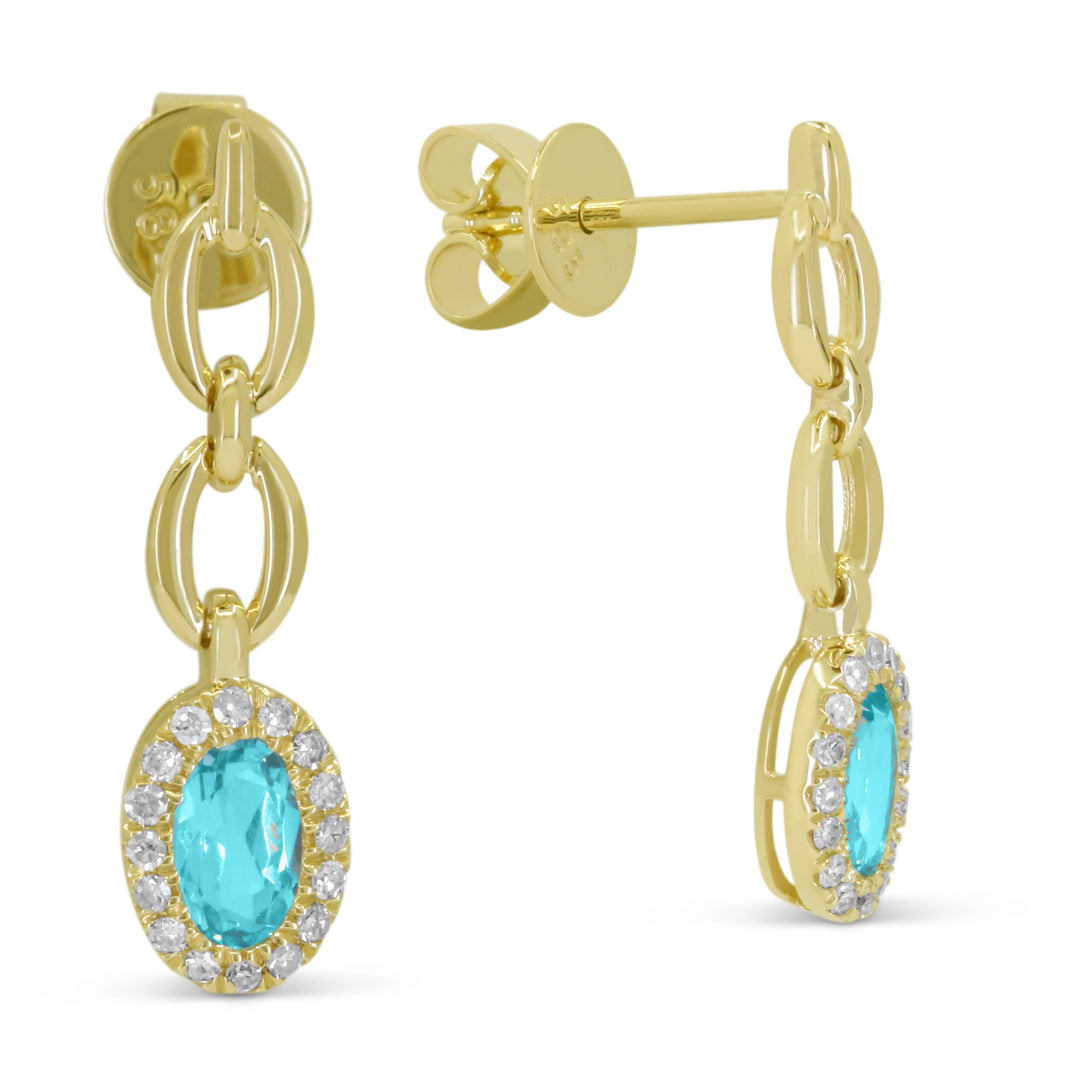 Colored Stone Earring 001-210-06001 14KY - Mollys Jewelers | Mollys ...