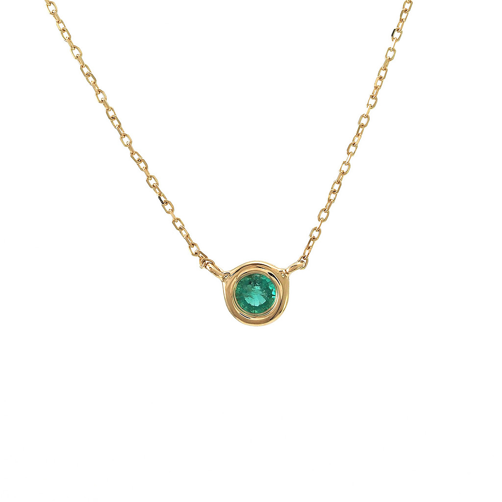 Simple Emerald Necklace