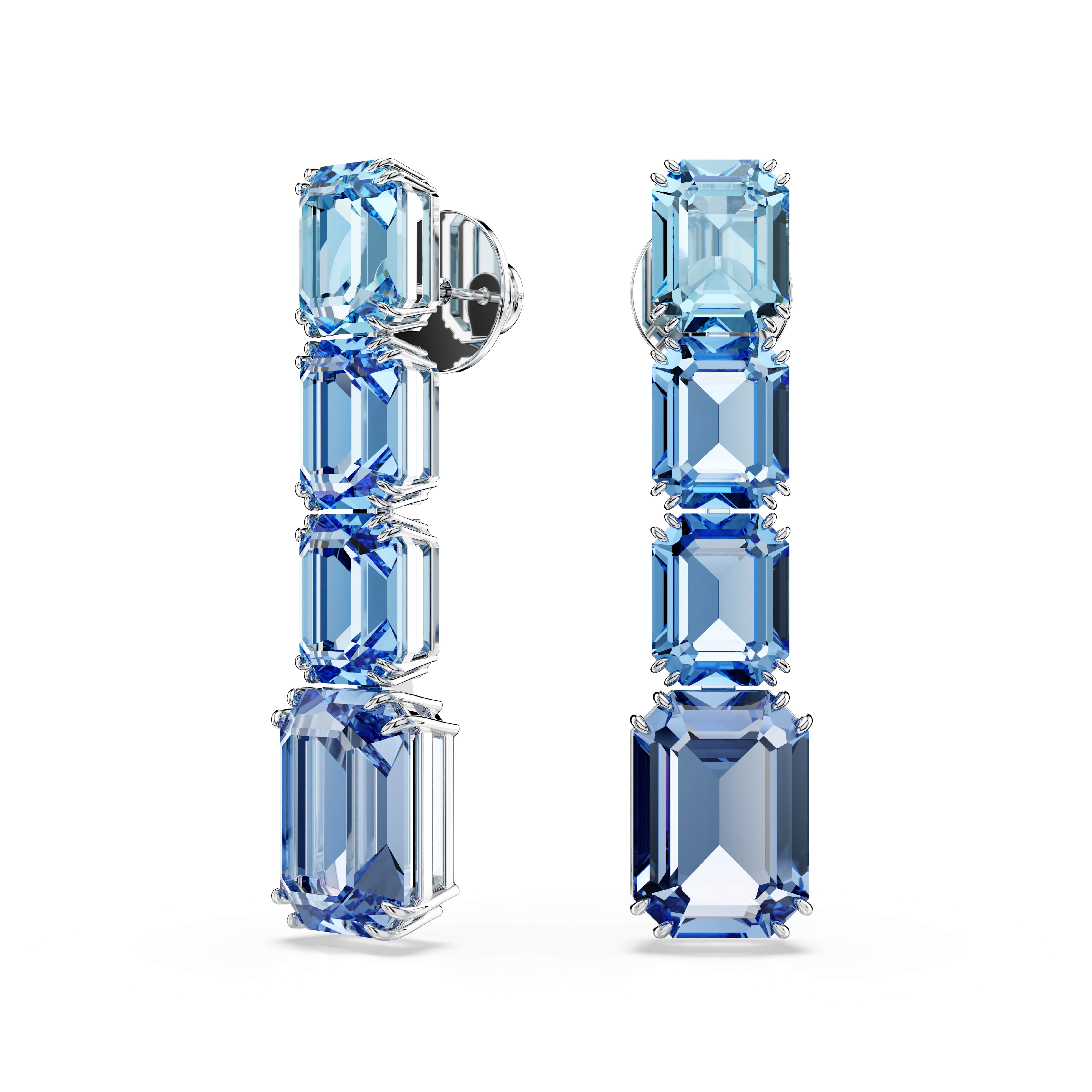 Swarovski aqua earrings store