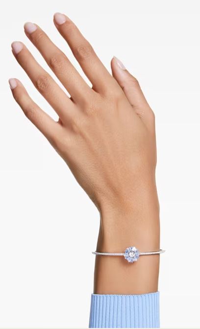 Swarovski Idyllia Bangle Flower Blue