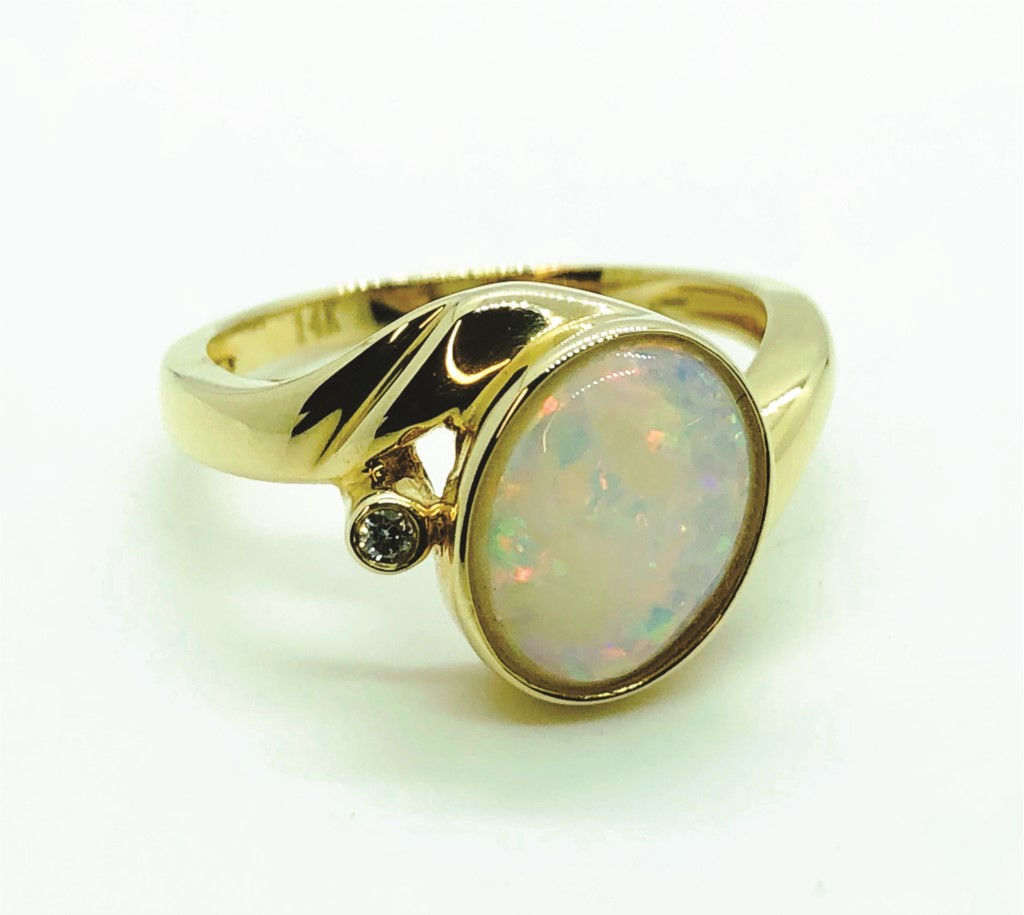 opal ring gold uk