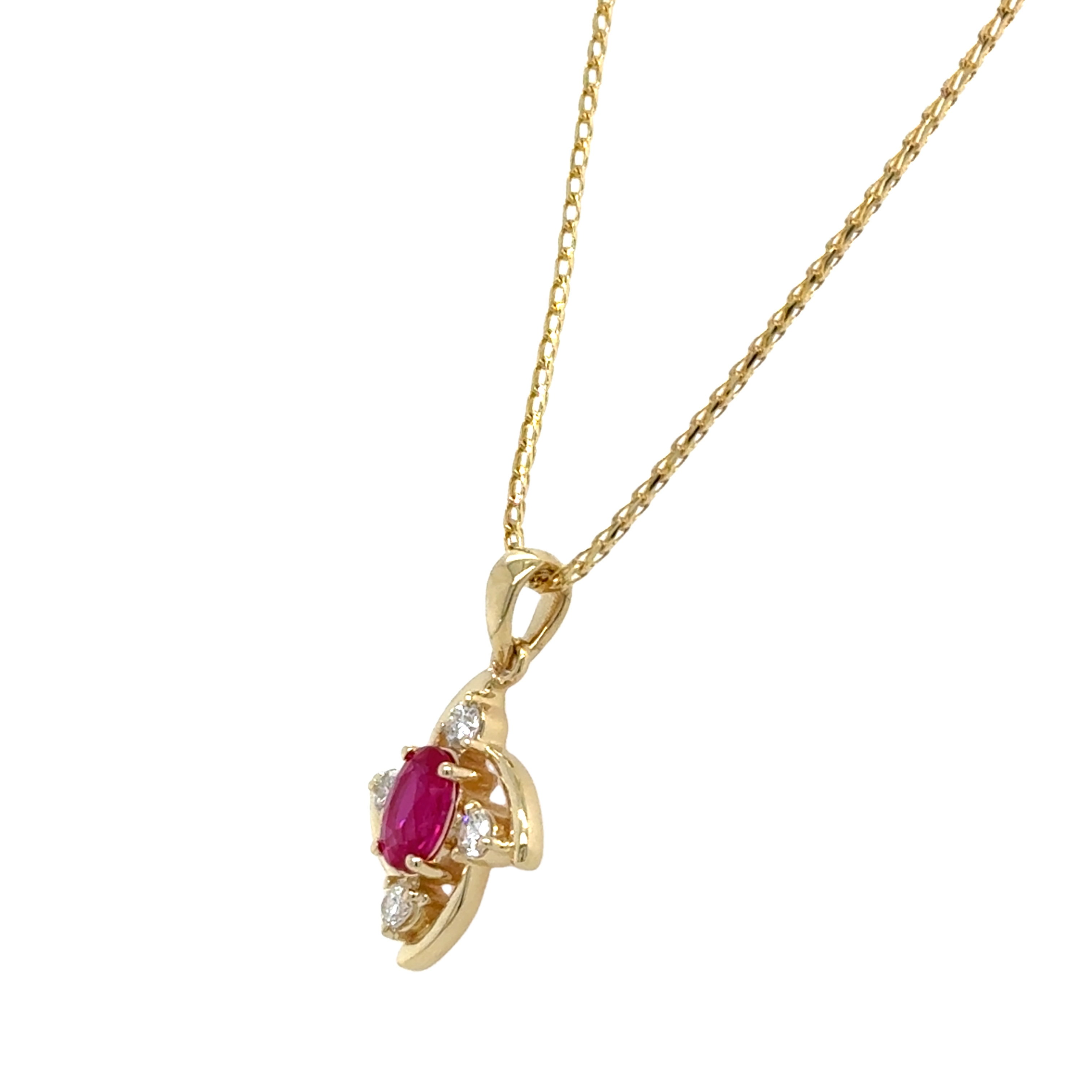 ruby pendant necklace uk