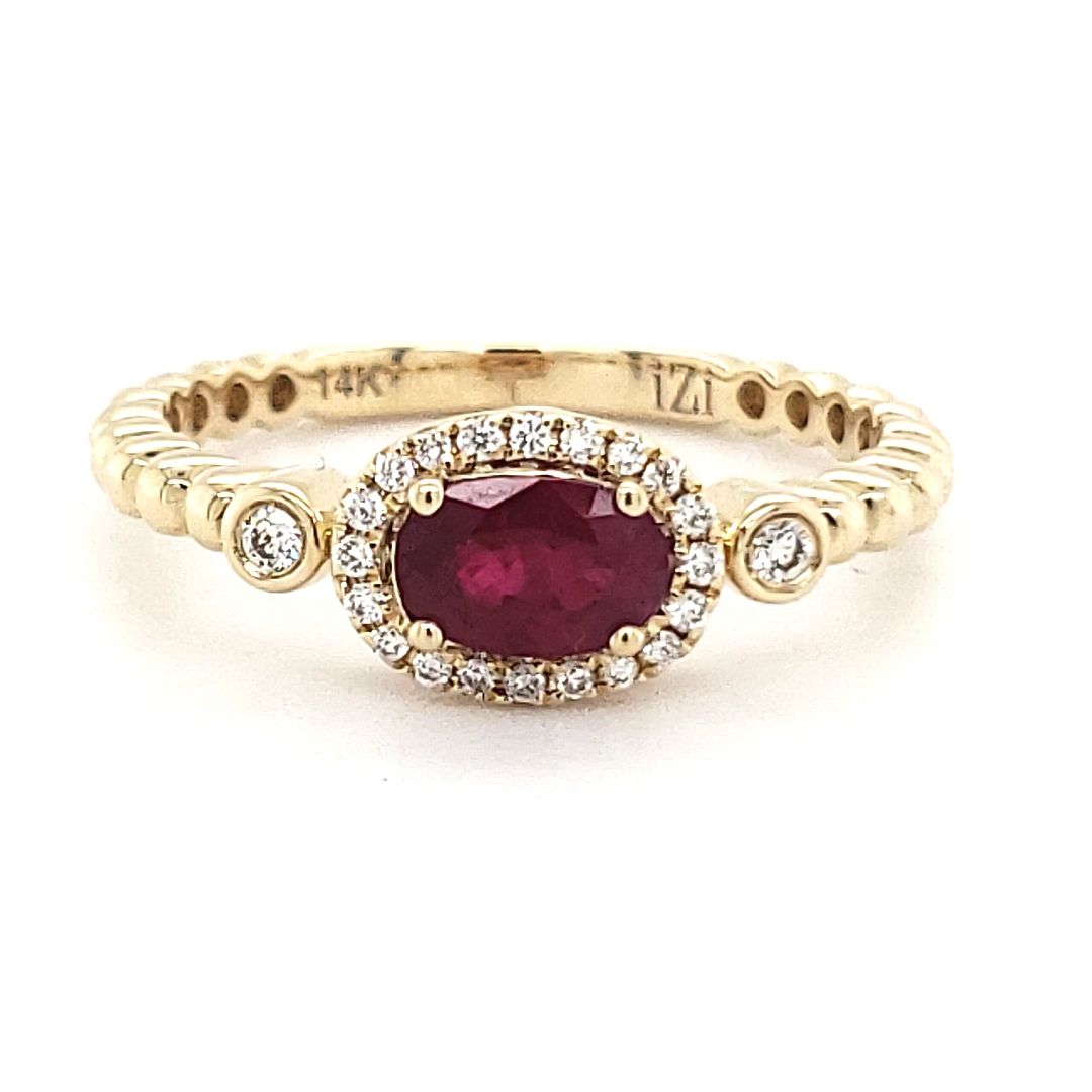 ruby gem diamond ring