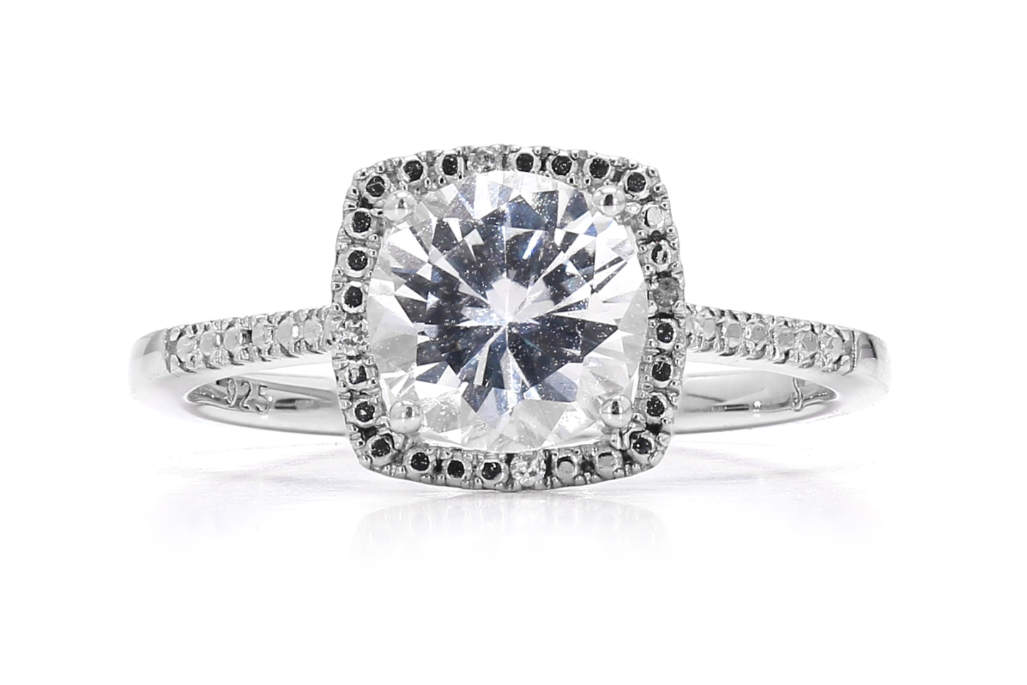 Sterling Silver 0.01ctw Lab White Sapphire April Birthstone Raleigh Diamond Fine Jewelry Raleigh NC