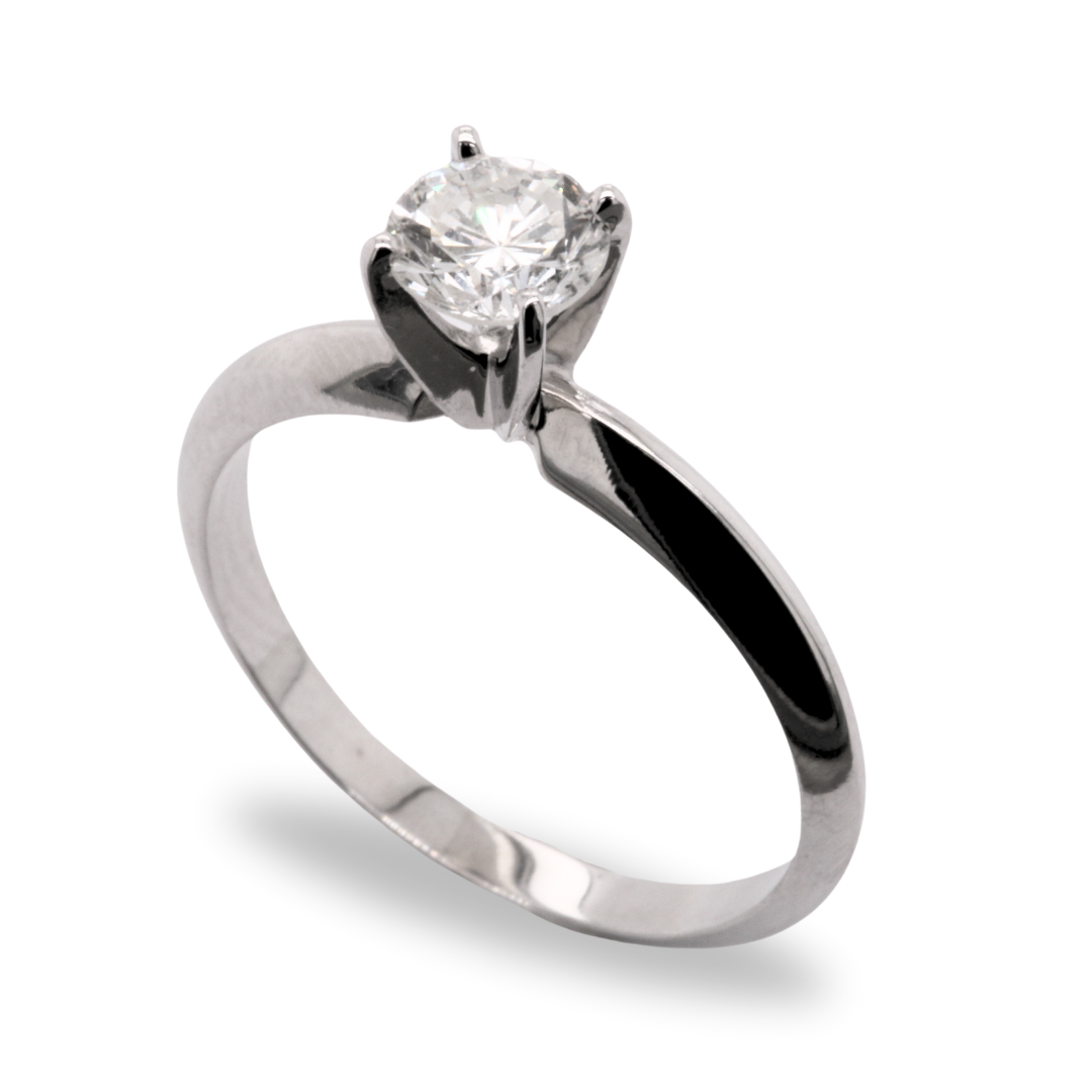 1/2 CT Solitaire Diamond Engagement Ring 001-100-00757 | Rasmussen ...