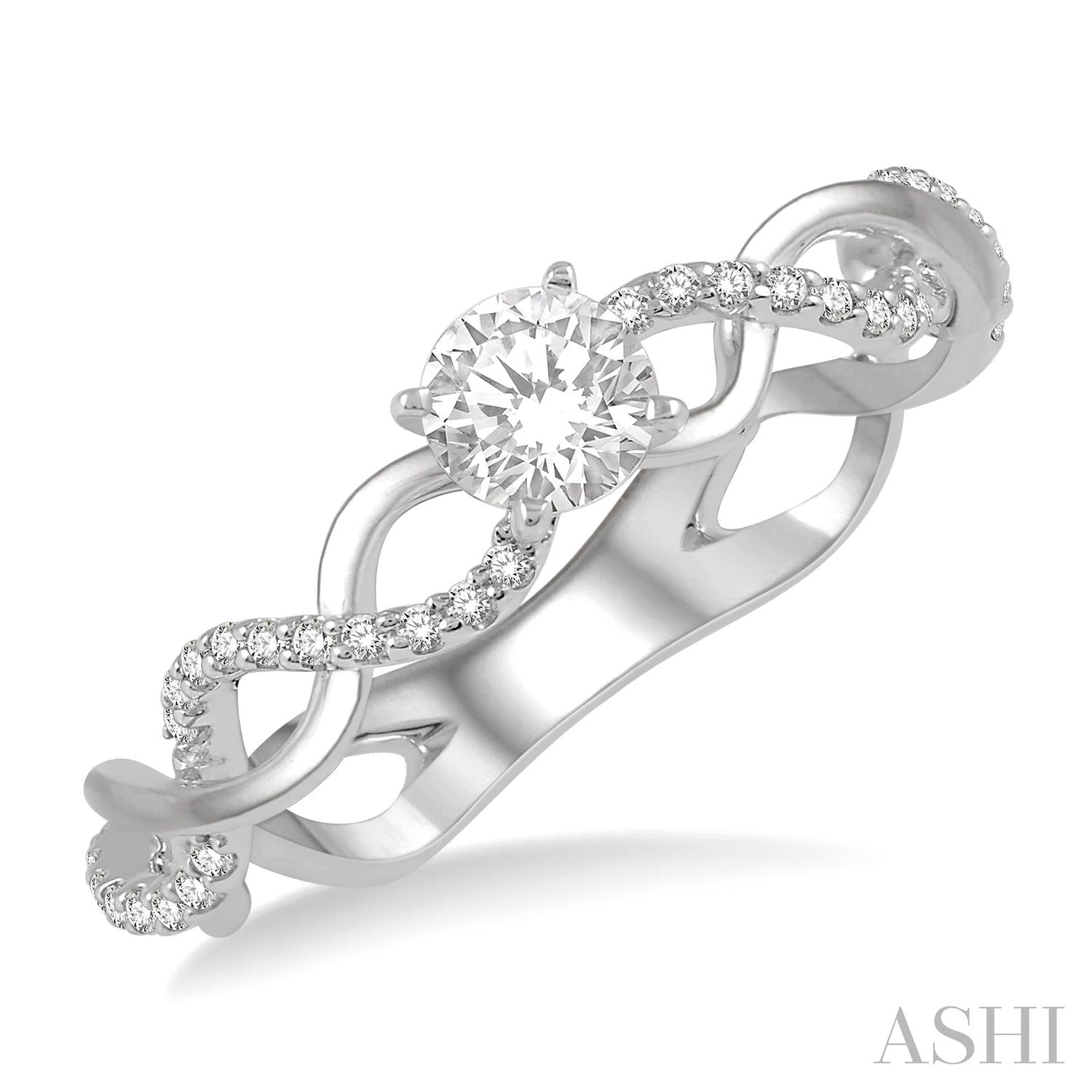 Ashi Diamonds Engagement Ring 001-100-03259 14KW Venice | Reflections In Gold | Venice, FL