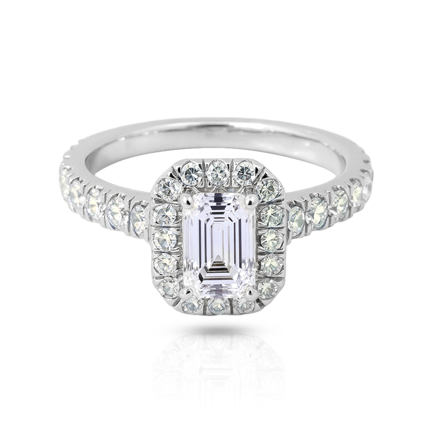 Martin Flyer 14K White Gold Engagement Ring 001-100-01032 | Roberts ...