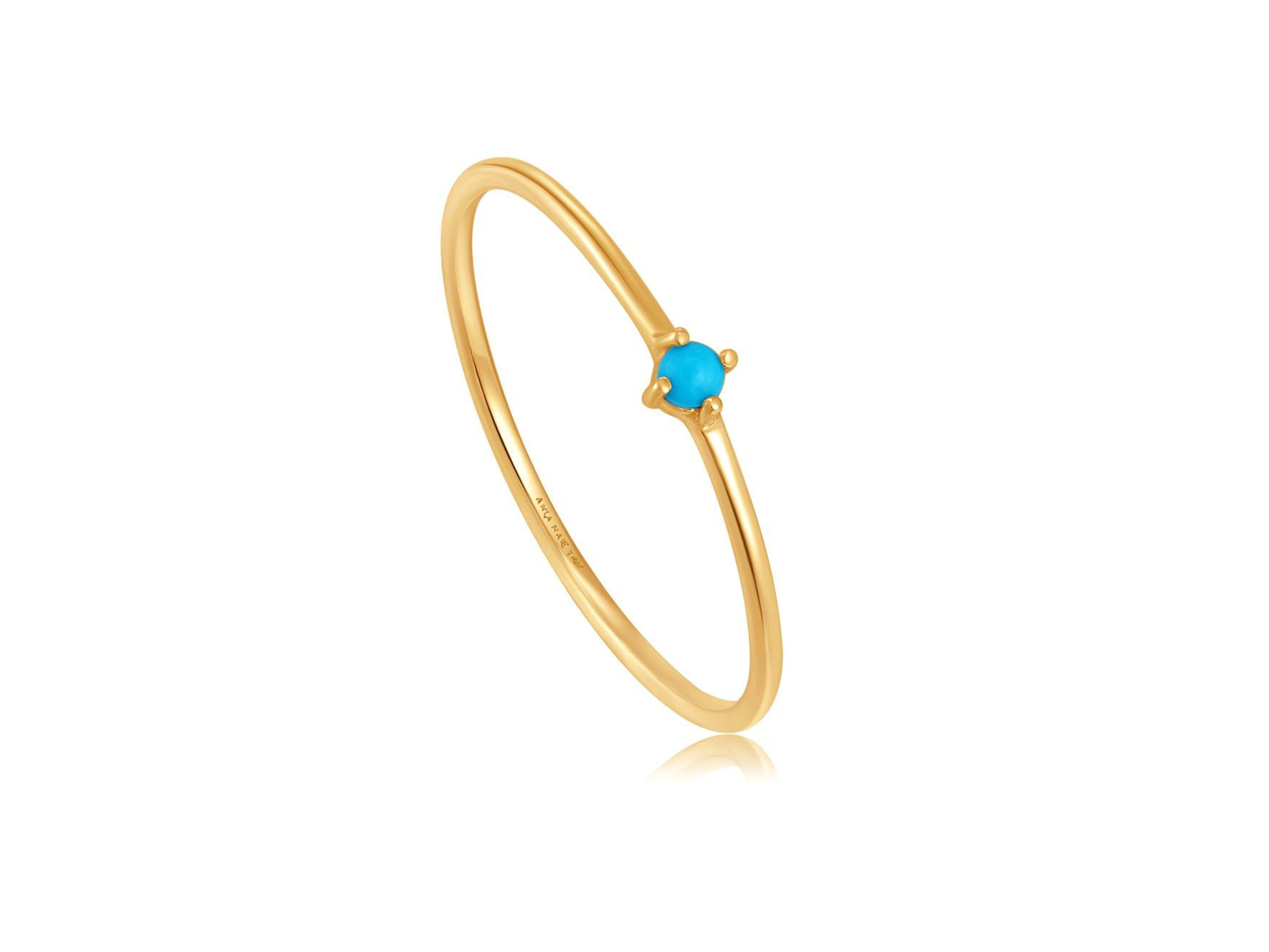 small turquoise stone ring
