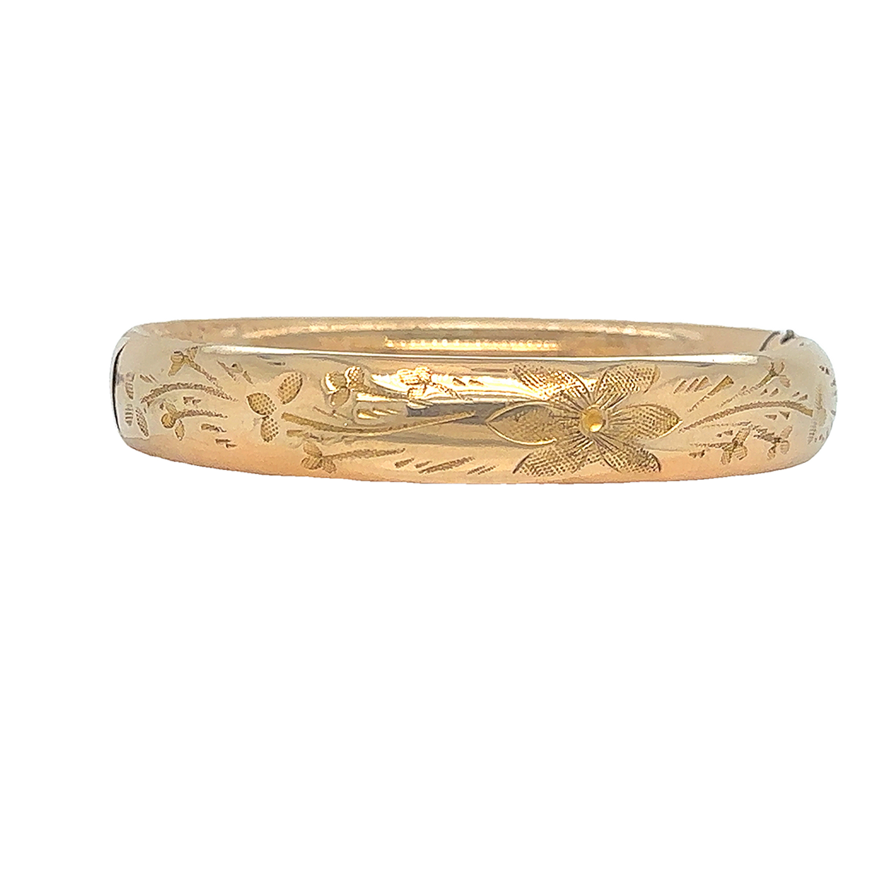 14k gold bangle