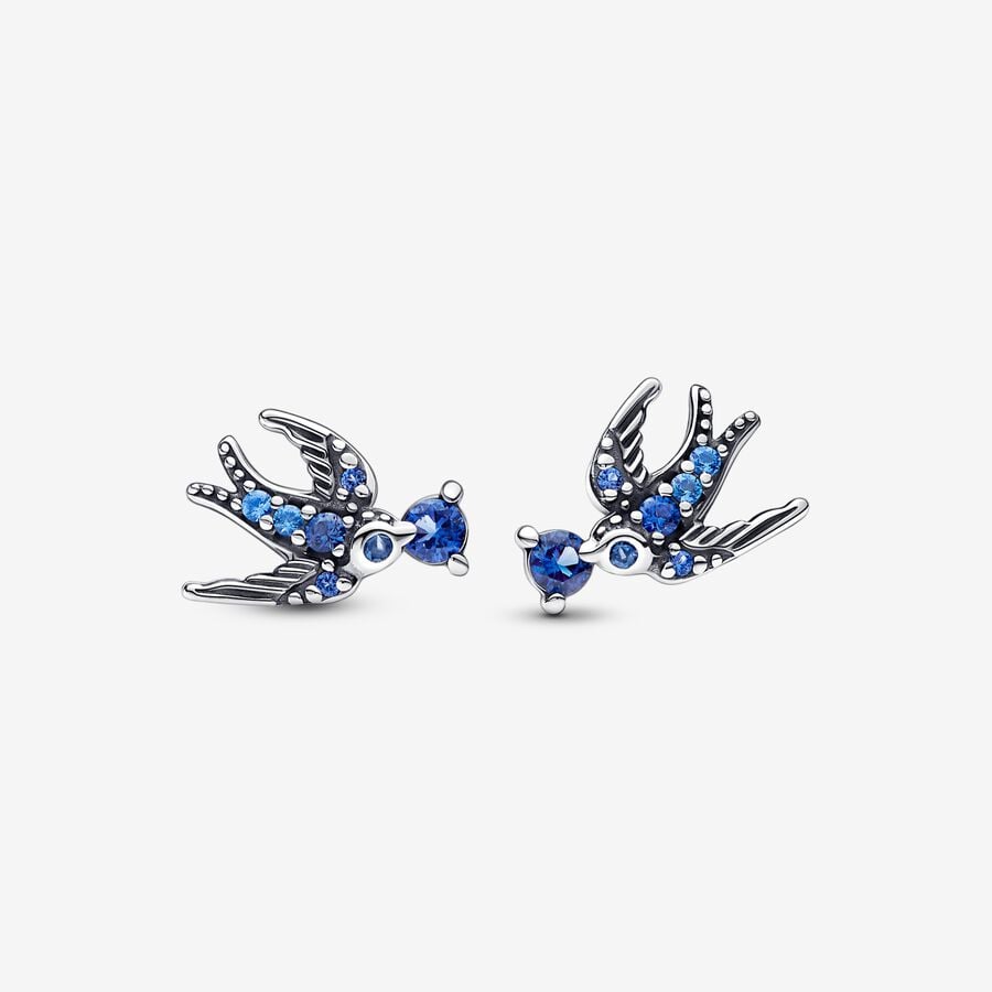 Swallow stud earrings store