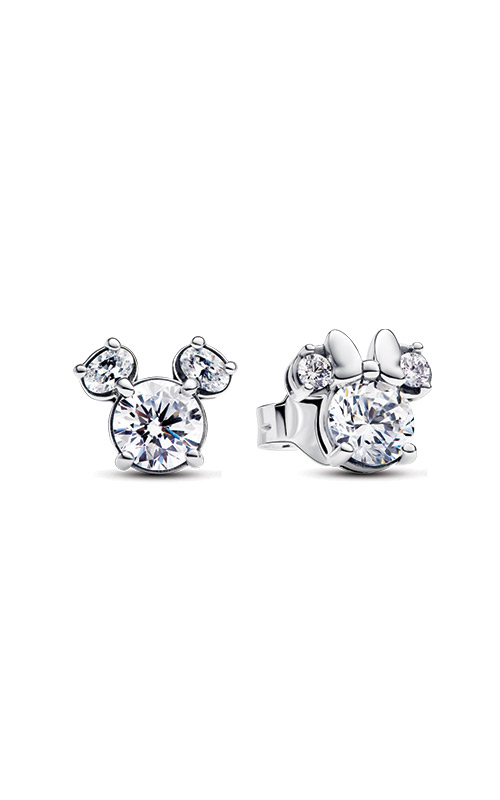 Disney Mickey Minnie Sparkling Stud Earrings 001 953 02385 Nick T. Arnold Jewelers Owensboro KY
