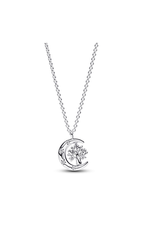 Pandora Moon Spinning Tree Pendant Necklace 001 954 01809 Nick T. Arnold Jewelers Owensboro KY
