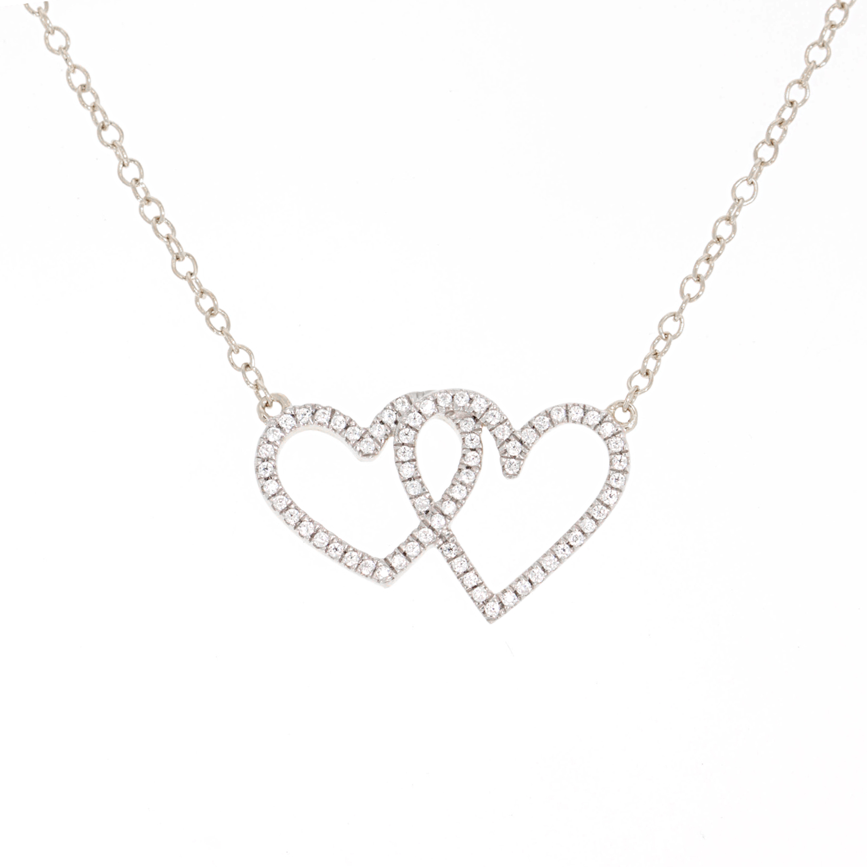 Two Hearts Intertwined Necklace