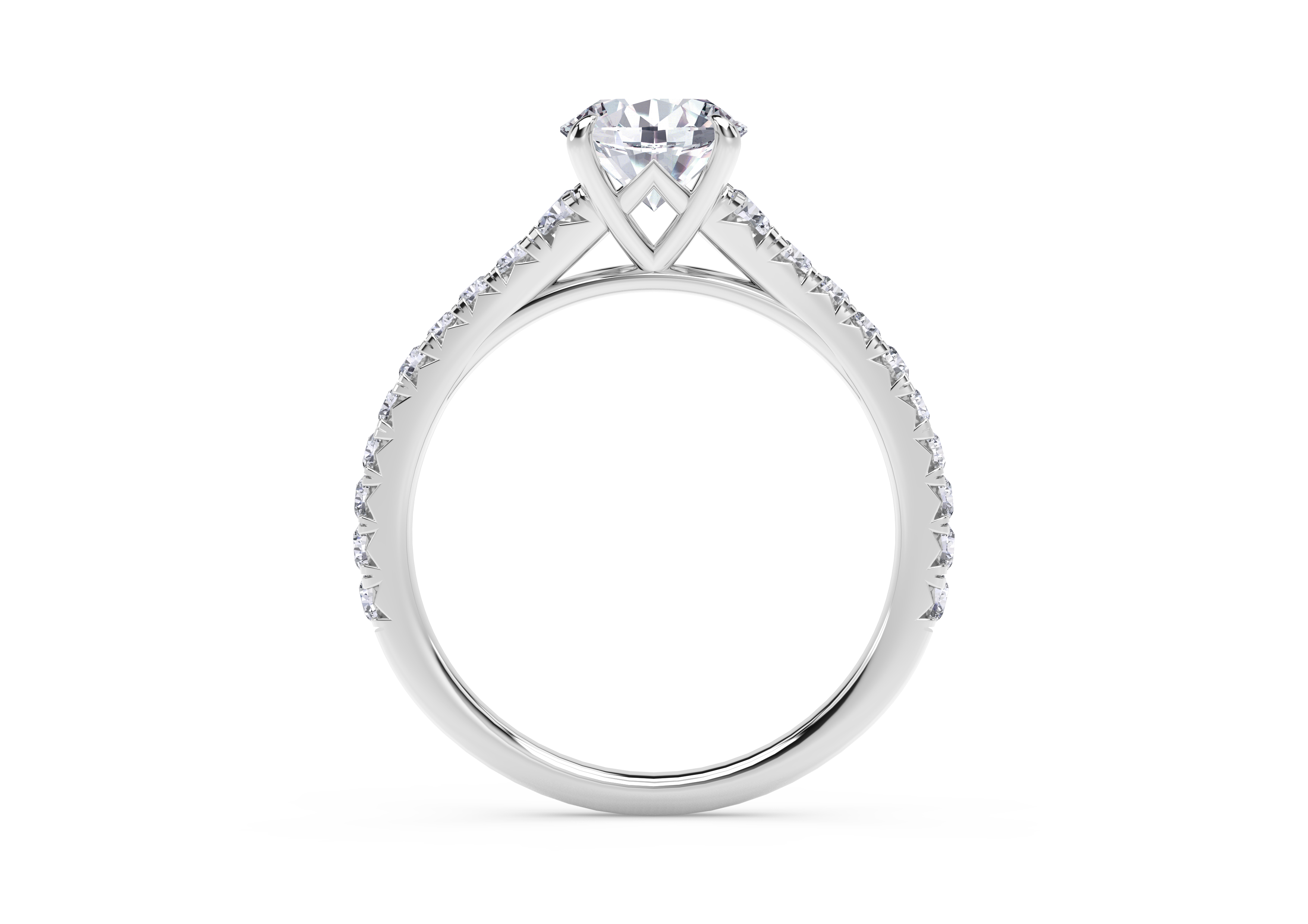 ER1003RD050D3P0650-Forevermark-Icon™ Setting Platinum Engagement Ring ...