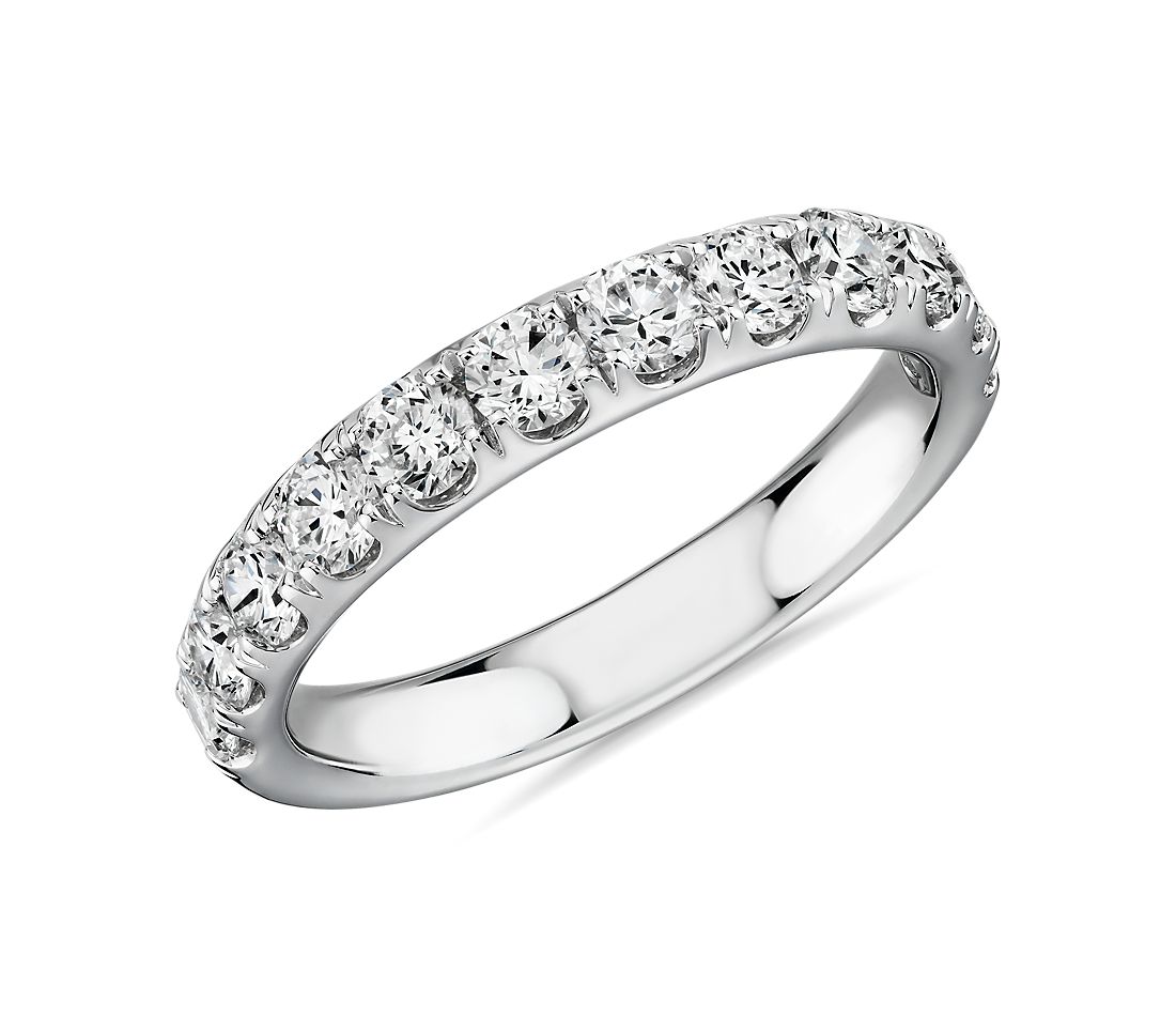 VAL1124-15-White Gold Diamond Wedding Band, 0.15Cttw-SVS Fine Jewelry