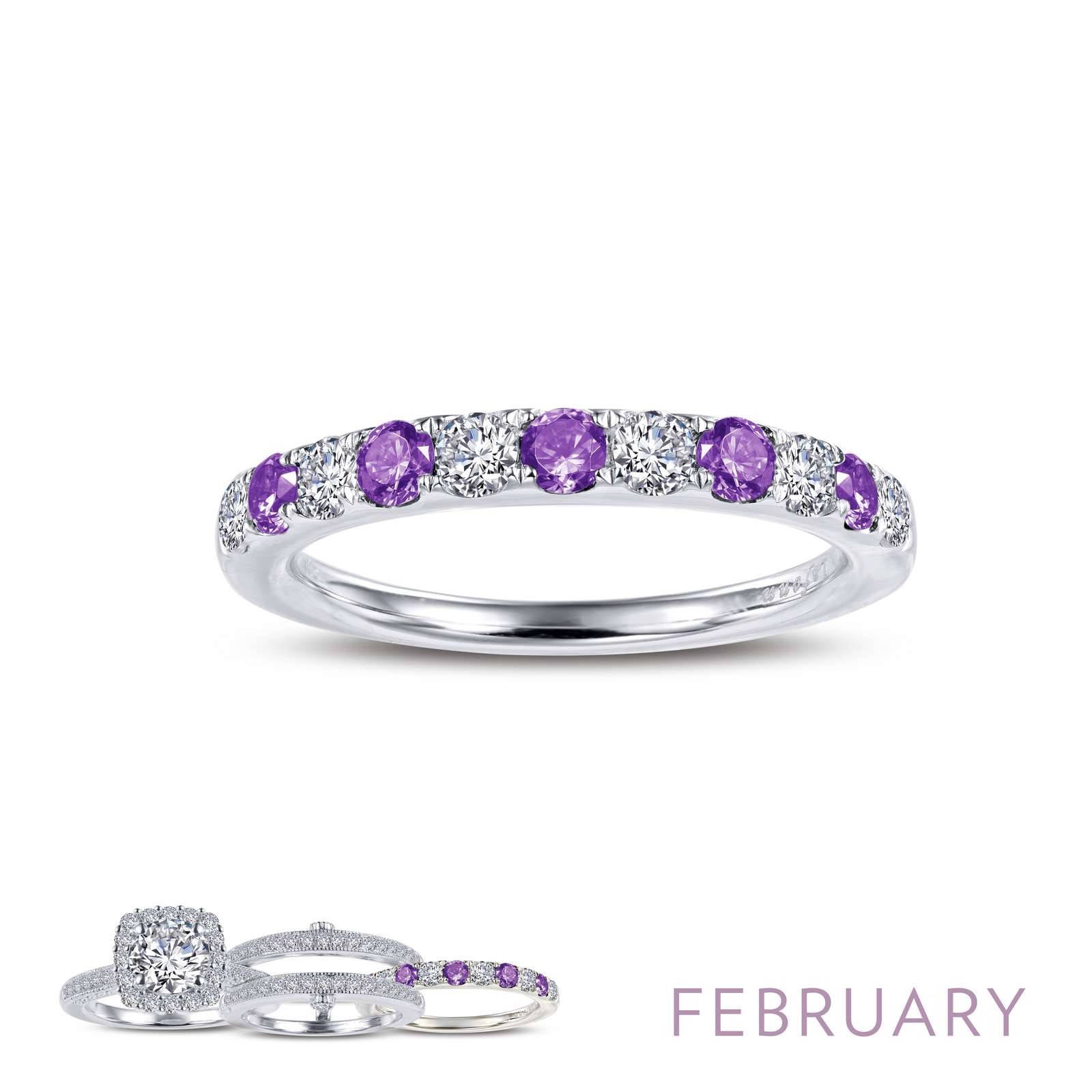 february birthstone ring
