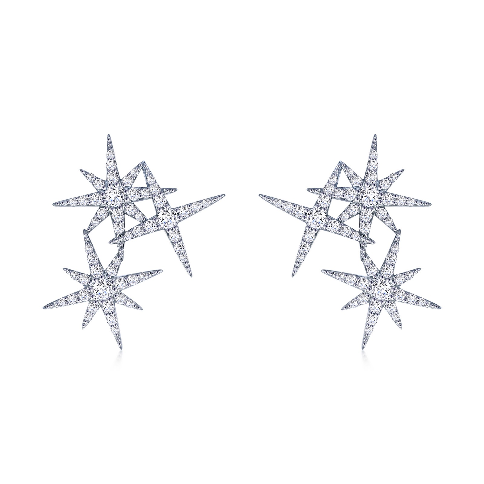 Clip Art Silver Star Clusters