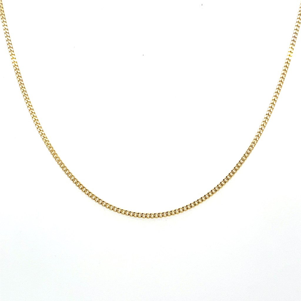 Shop 10K Yellow Gold Curb Chain 16" | Taylor's Jewellers