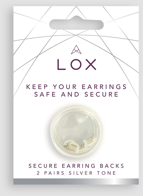LOX-2SEF Silver-Tone Secure Earring Backs (2pairs) | Taylors Jewellers ...
