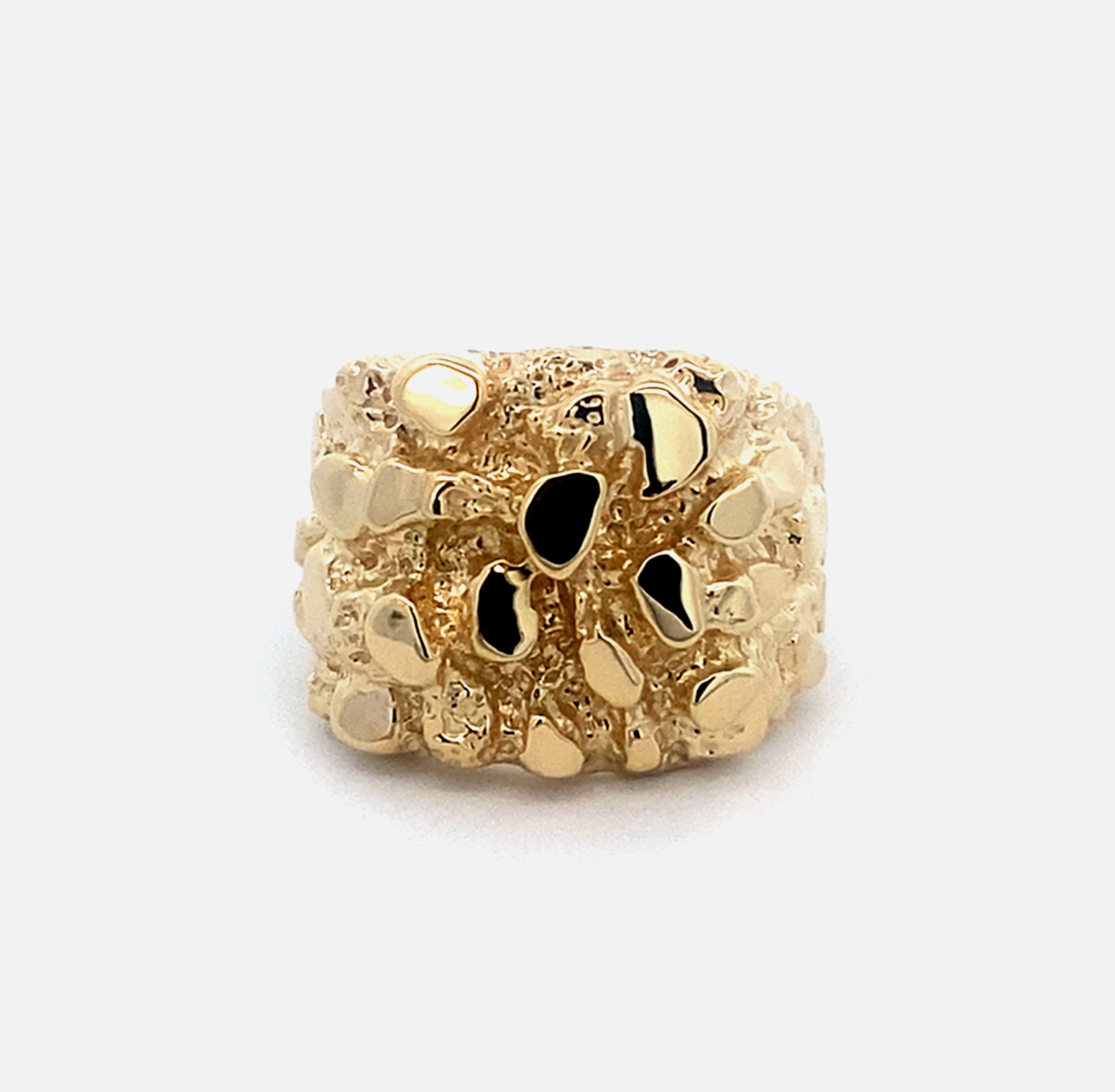 gold nugget ring