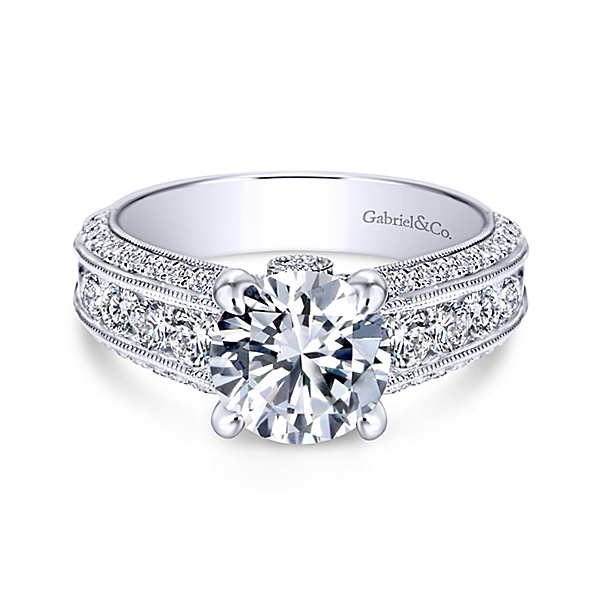 Three Row Engagement ring