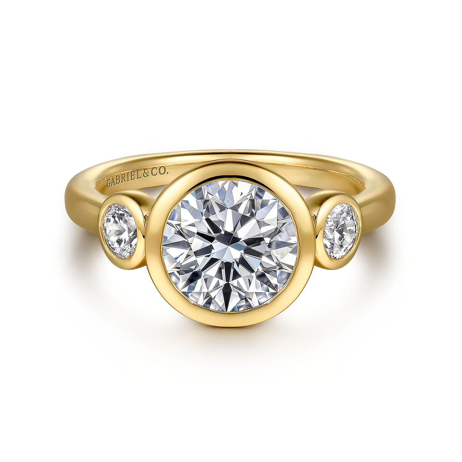 bezel set diamond ring uk