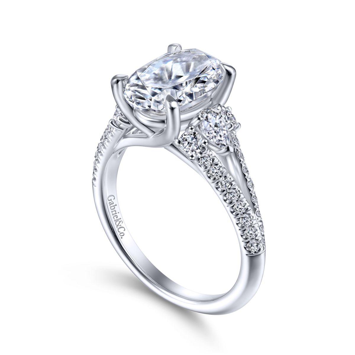 Engagement Rings 002-140-1000665 - Diamond Semi-Mount Rings | The Ring ...