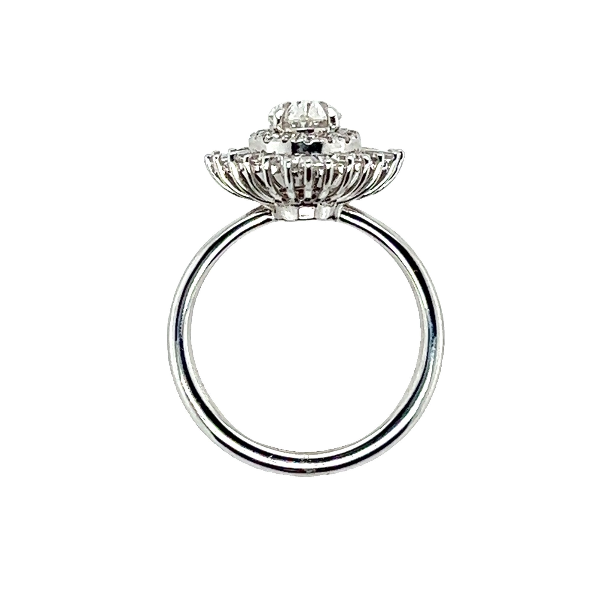 14 Karat White Gold 1ct Oval Diamond Engagement Ring | Toner Jewelers ...