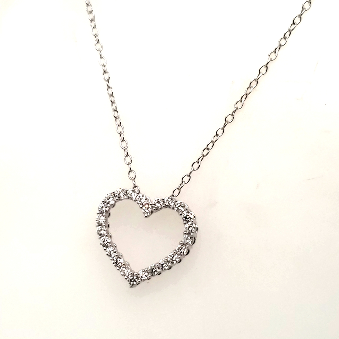 Lab Grown Heart Pendant