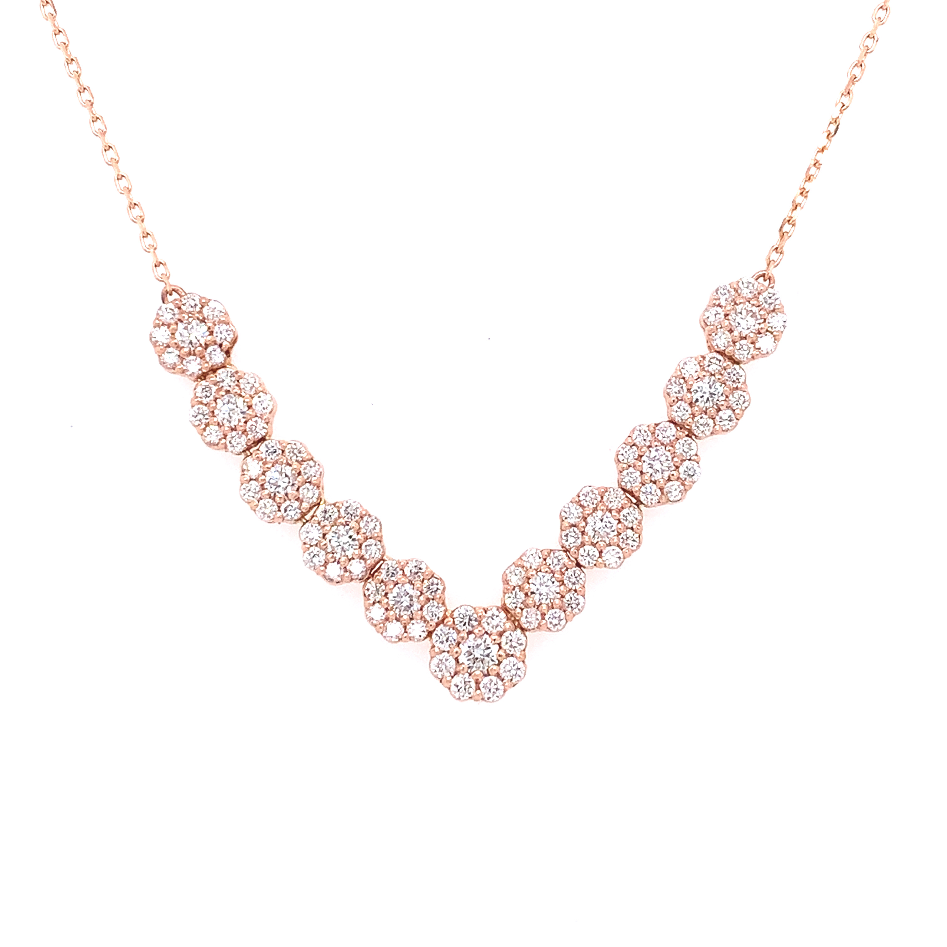 14 karat rose gold necklace store