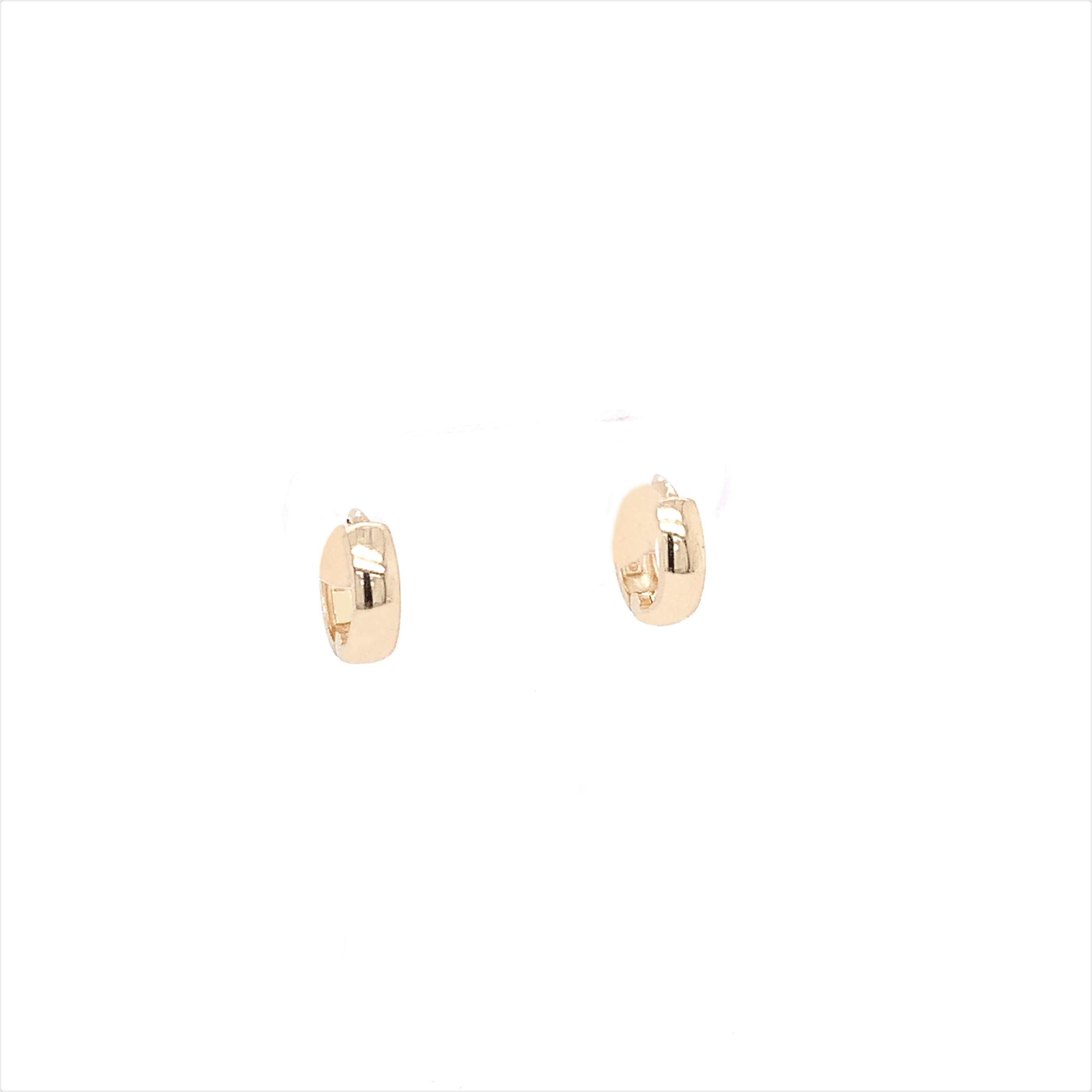 14 Karat Yellow Gold Earrings .8 Grams