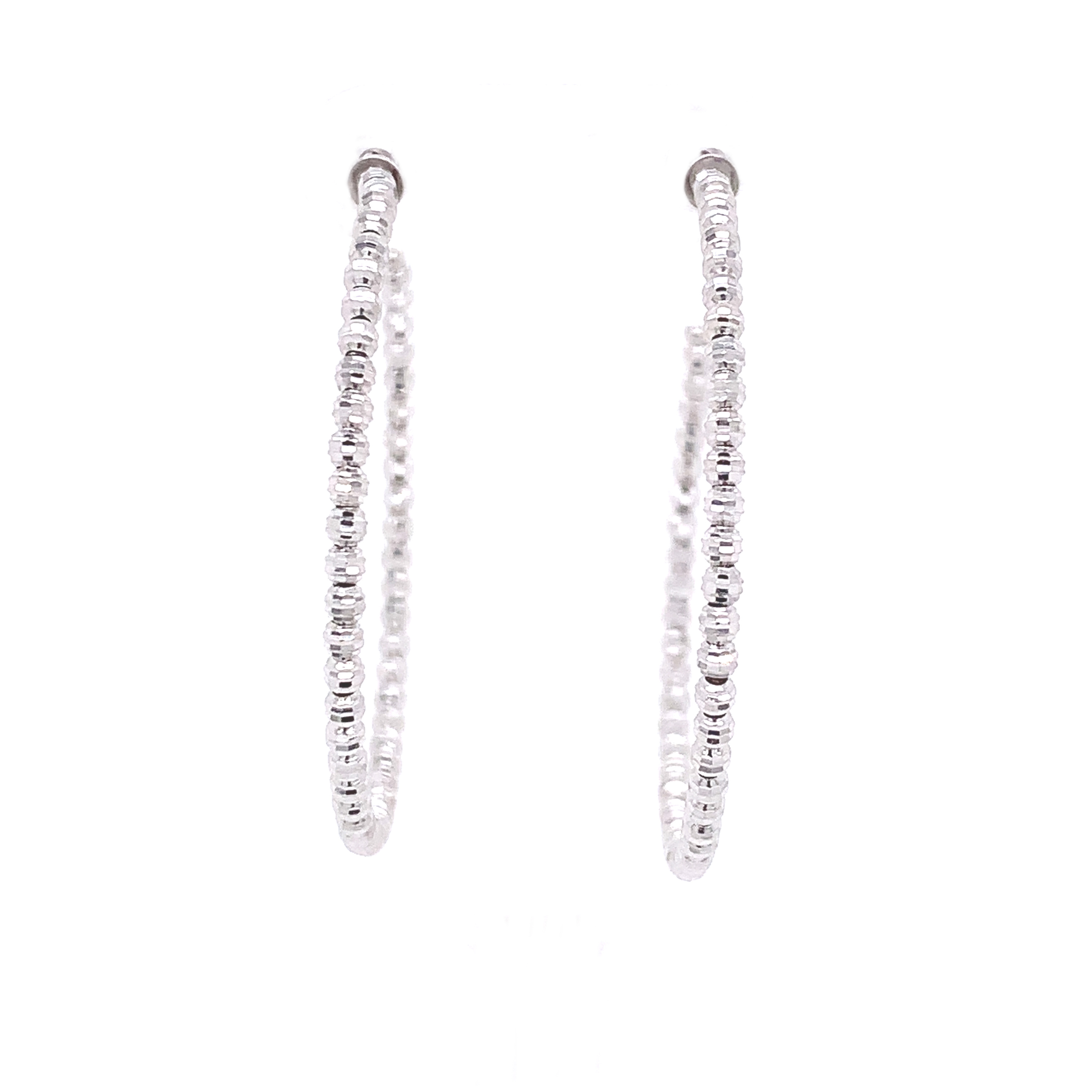 White gold everyday earrings store