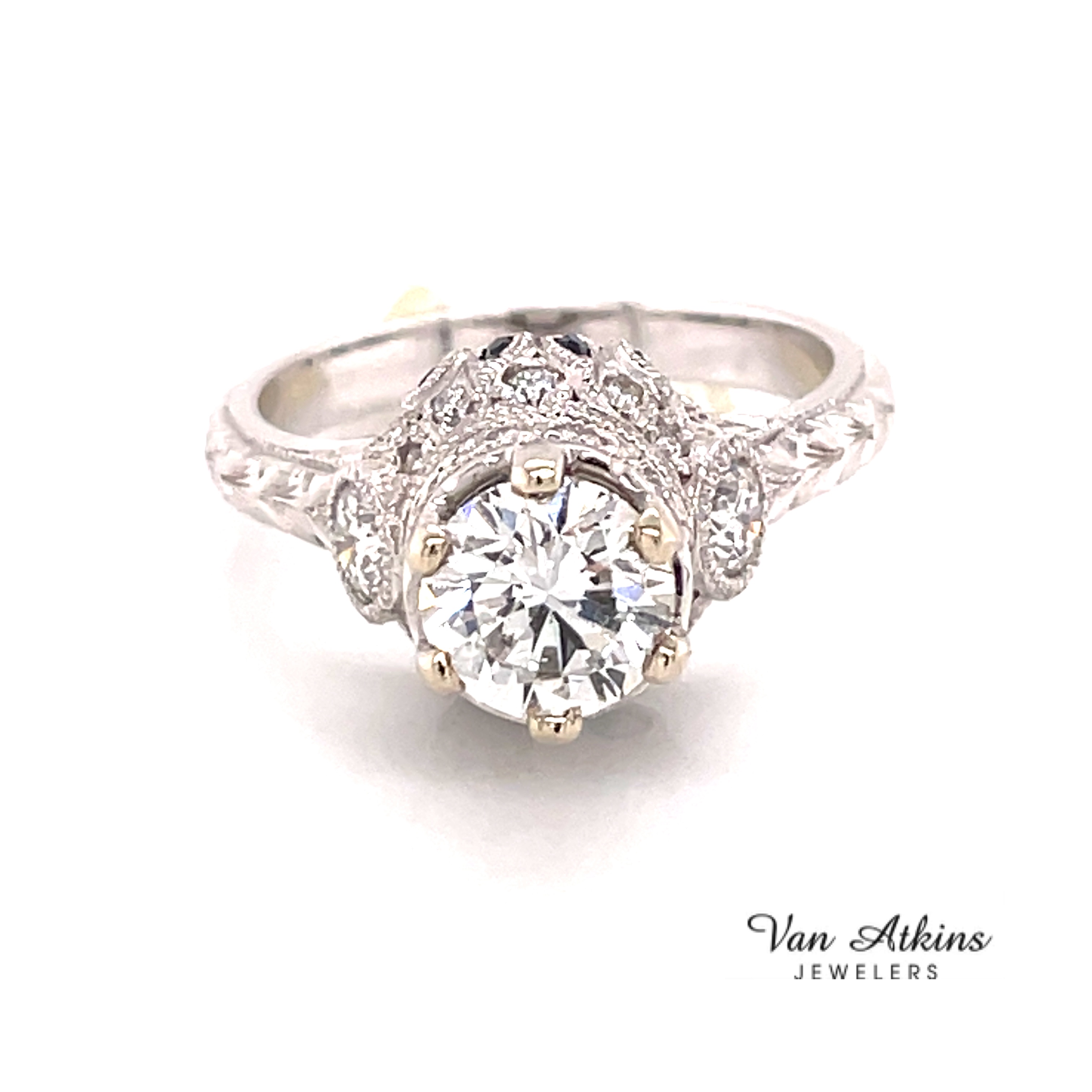 1.10 Carat RBC Cut Diamond Ring 001-101-00219 | Van Atkins Jewelers ...