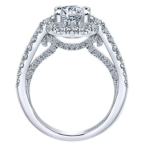 Amavida 18K White Gold Diamond Engagement Ring 001-140-01115 | Your ...