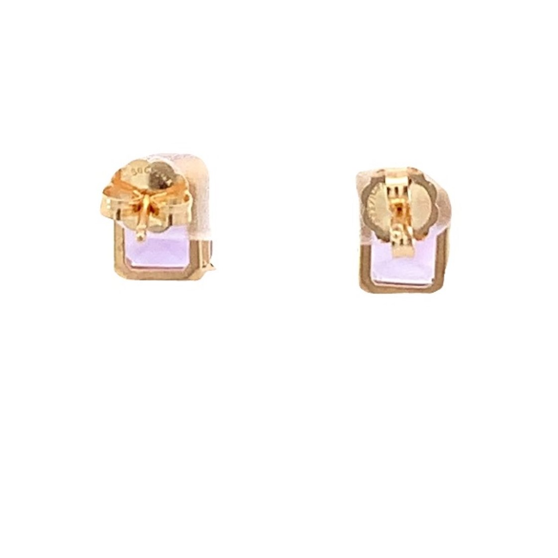 ESTATE 14KT YELLOW GOLD AMETHYST EARRINGS 001-827-00449 | Z's Fine ...